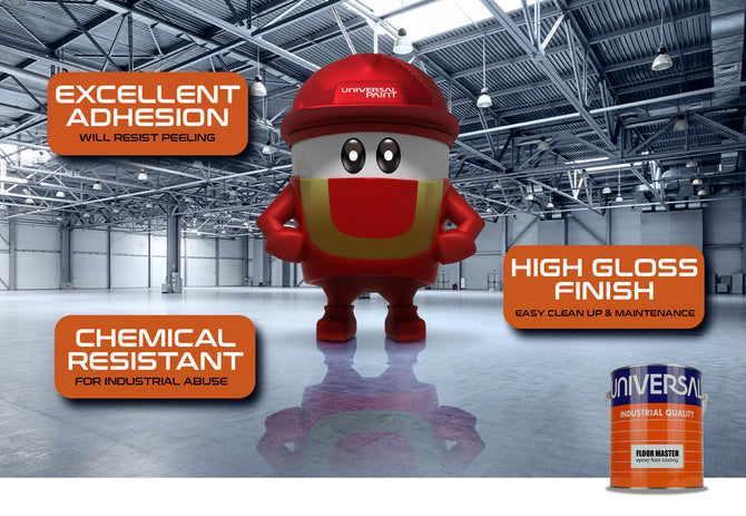 UNIVERSAL FLOOR MASTER EPOXY FLOOR COATING TOPCOAT – Universal Paint PH